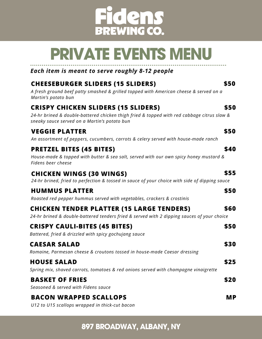 Private Events – My Store